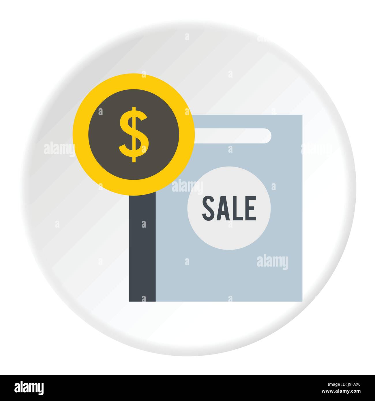 Euro earnings flat color Cut Out Stock Images & Pictures - Alamy