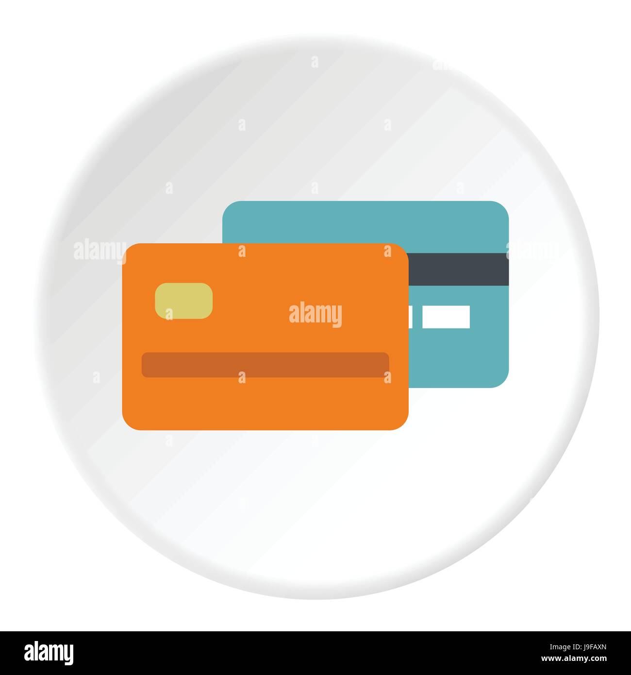 Credit card icon, flat style Stock Vector Image & Art - Alamy