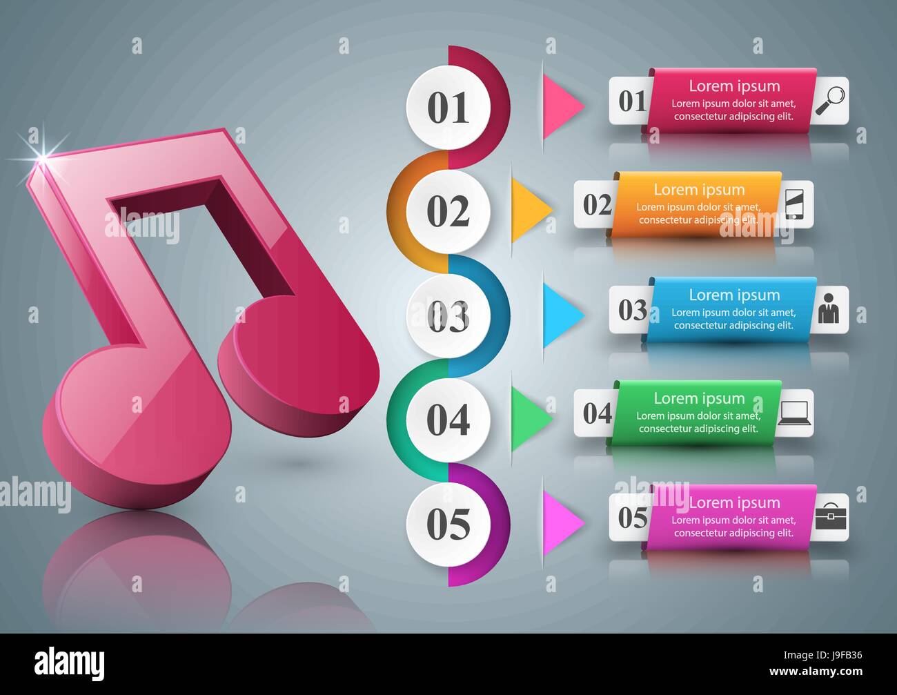 Music education Infographic. Note icon Stock Vector Image & Art - Alamy