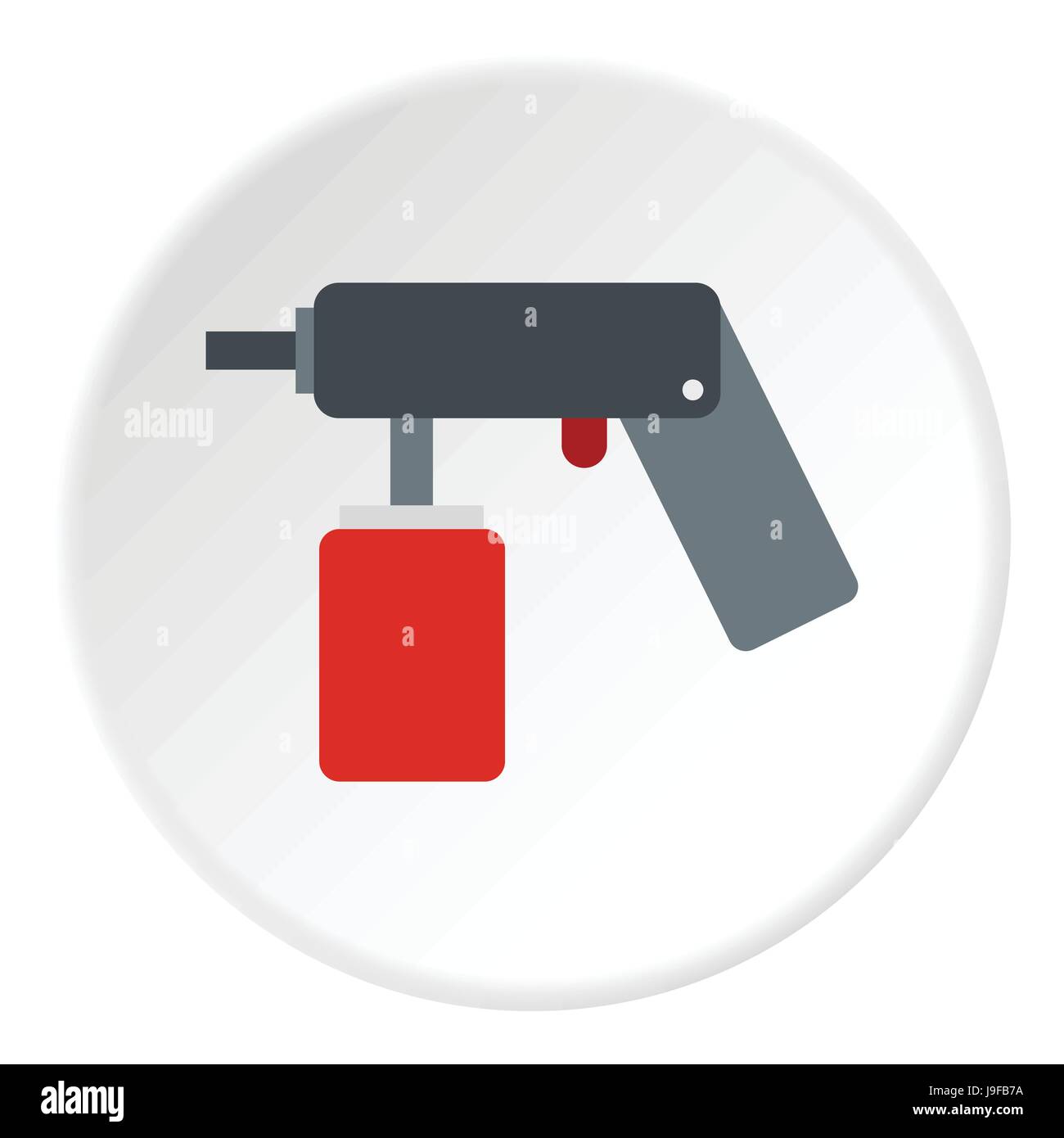 Pulverizer for painting icon, flat style Stock Vector Image & Art - Alamy