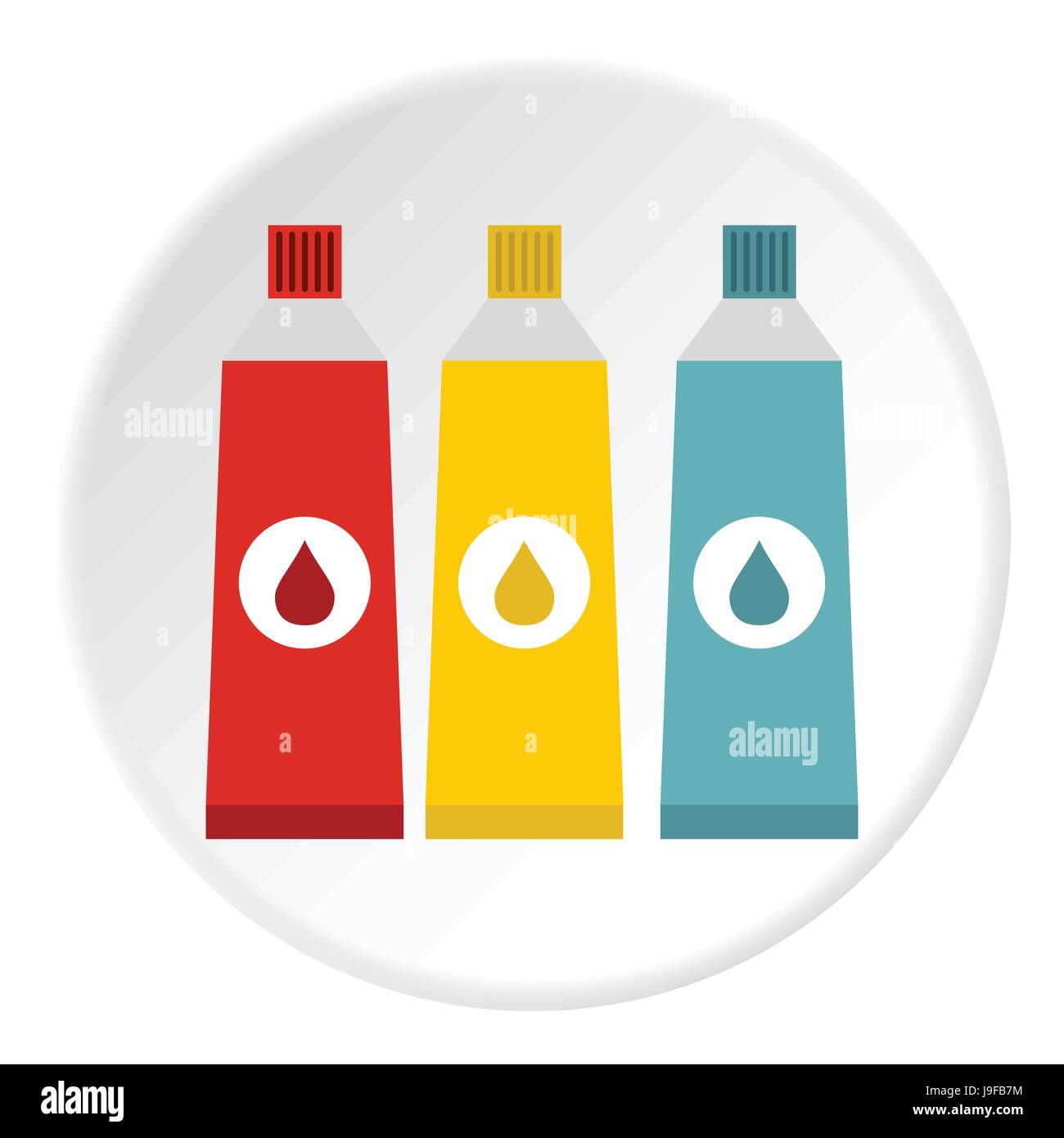 Paint tube icon in Cut Out Stock Images & Pictures - Alamy