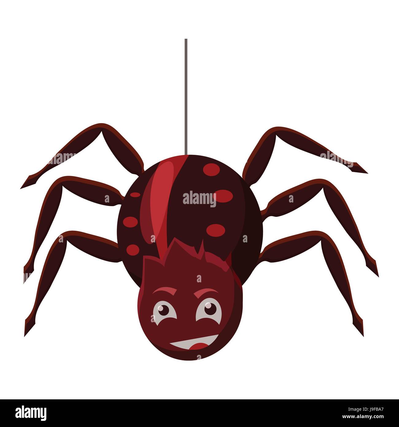Spider icon, cartoon style Stock Vector Image & Art - Alamy