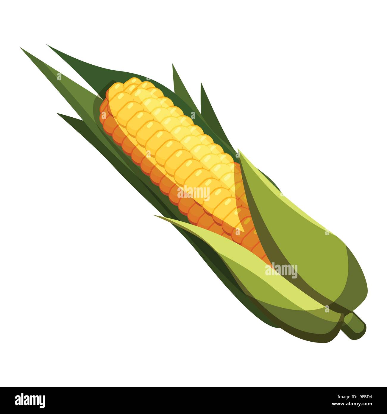 Corn icon, cartoon style Stock Vector Image & Art - Alamy