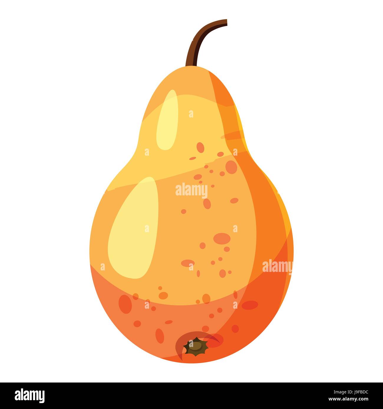 Pear shaped fruit Stock Vector Images - Alamy