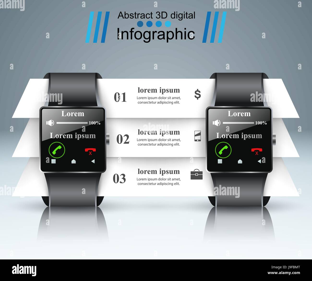 Smartwatch icon. Abstract infographic Stock Vector Image & Art - Alamy