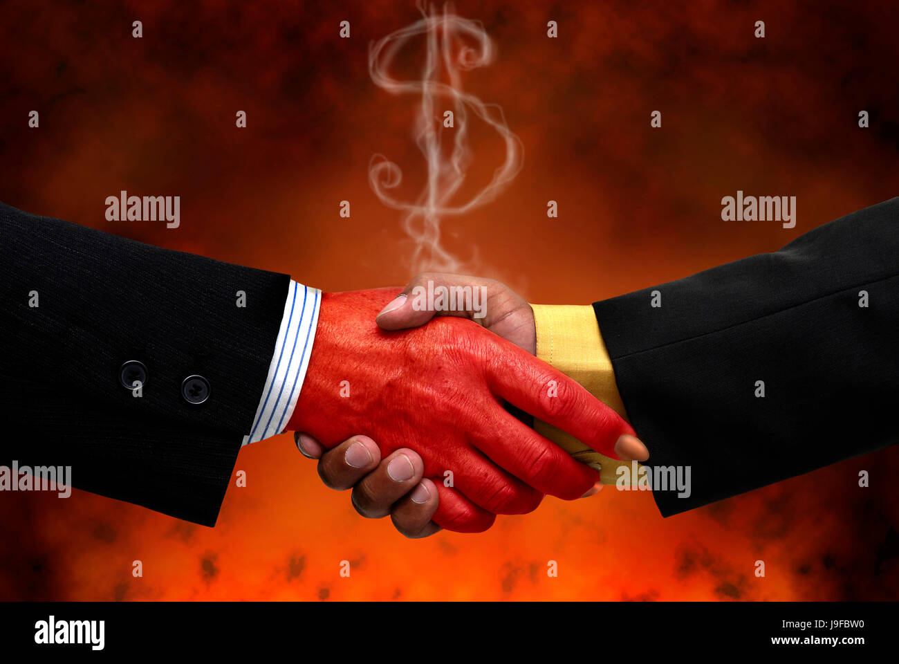 Shake hands with the devil hi-res stock photography and images - Alamy