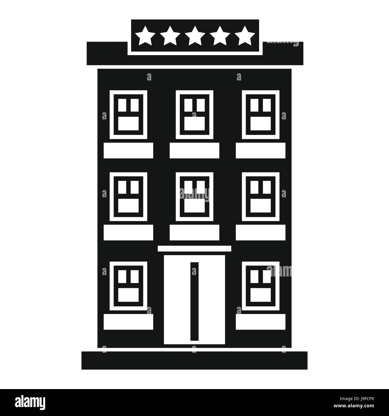 Hotel building icon, simple style Stock Vector Image & Art - Alamy