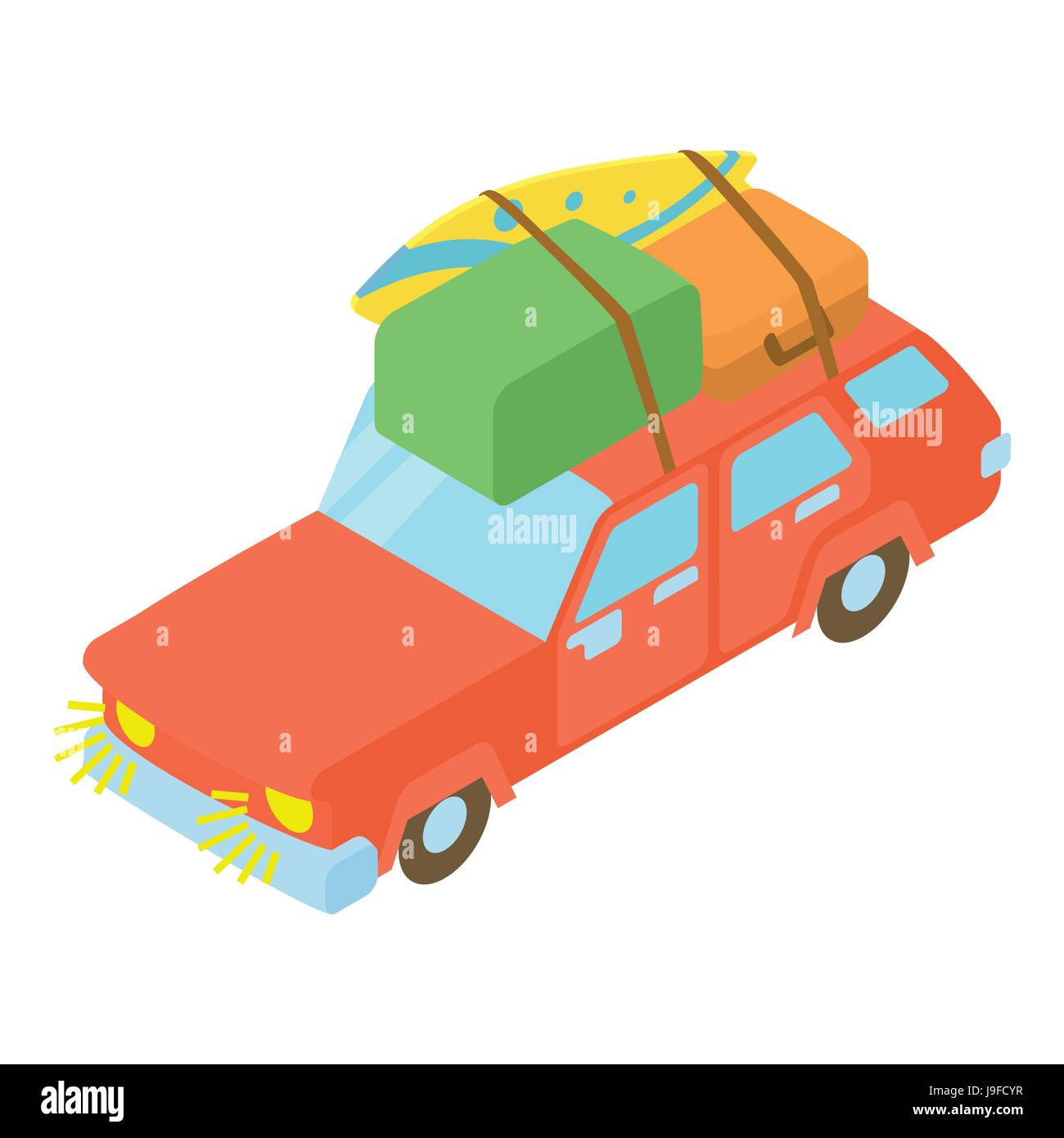 Bag car trunk icon Stock Vector Images - Alamy