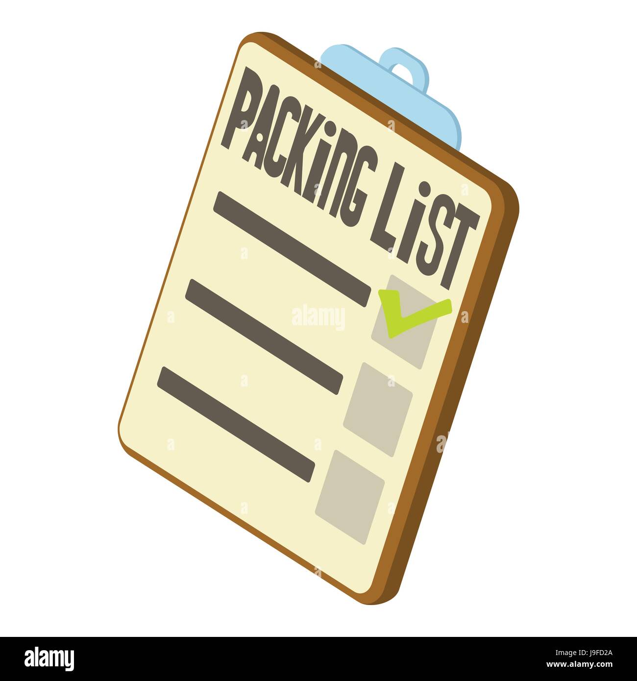 Packing reminder Stock Vector Images - Alamy