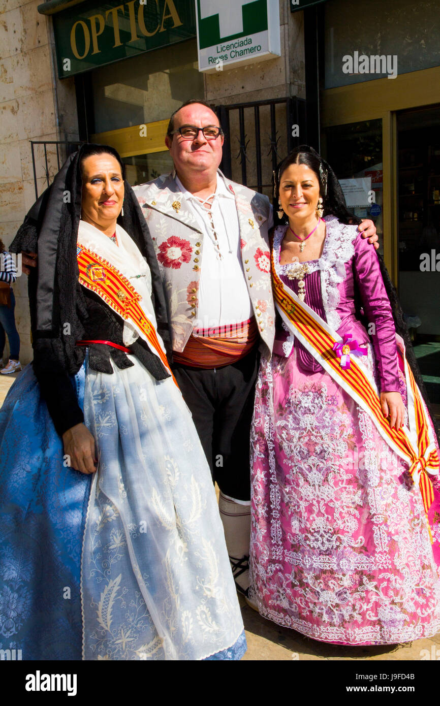 At the annual March festival Las Fallas (The Fires), honoring Virgin ...
