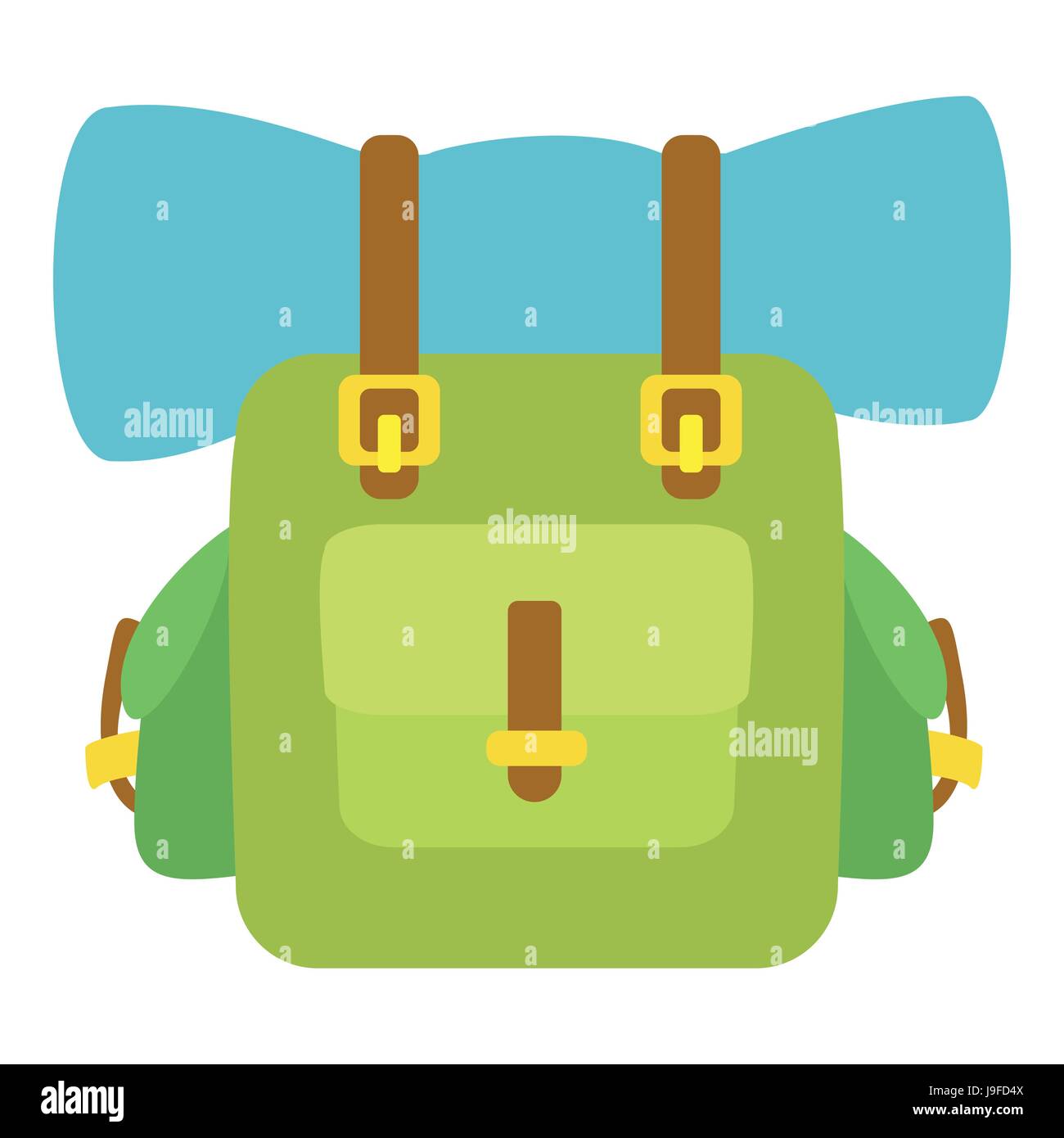 Green backpack icon, cartoon style Stock Vector Image & Art - Alamy