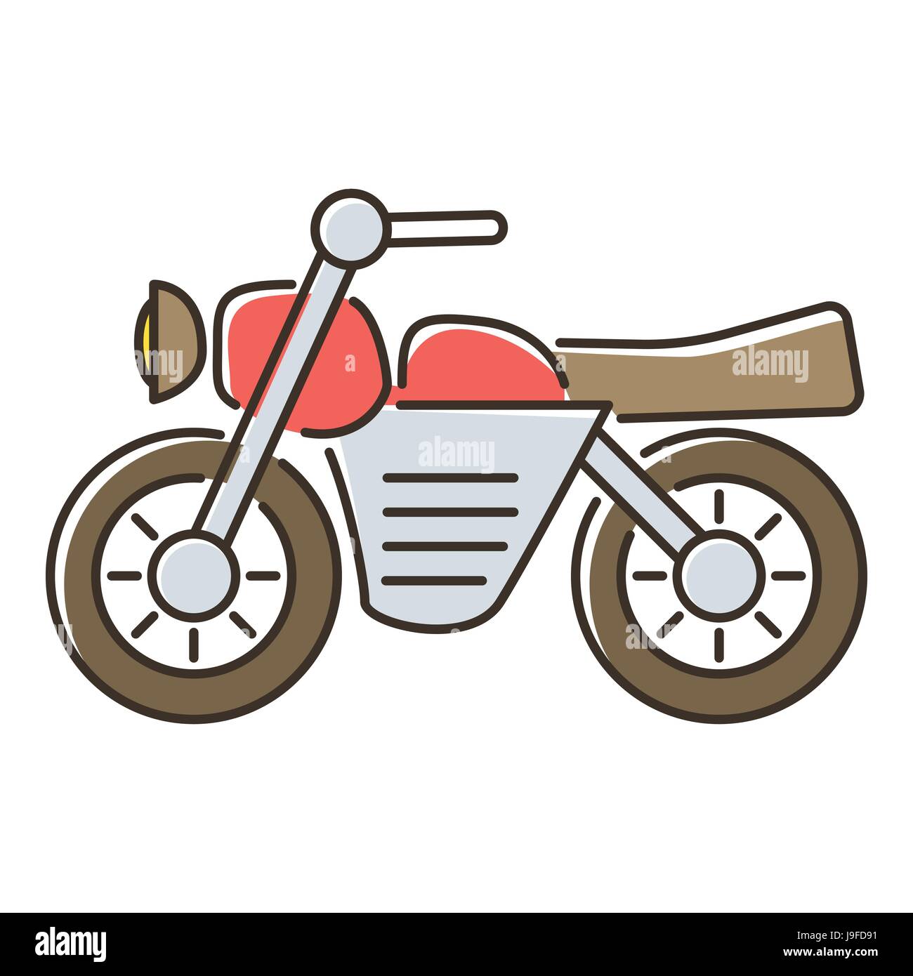Motorcycle Icon Vector