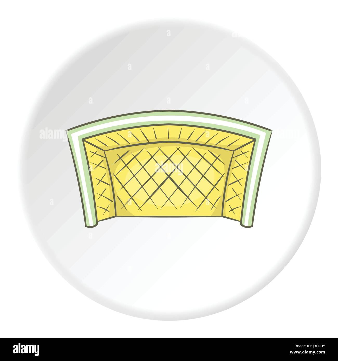 Soccer goal icon, cartoon style Stock Vector Image & Art - Alamy