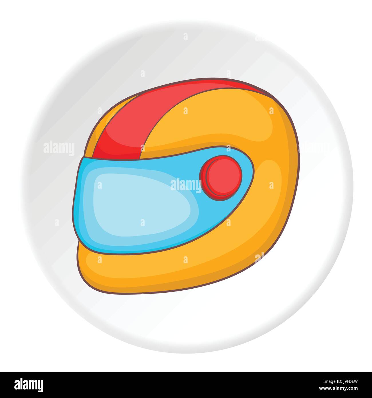 Racing helmet icon, cartoon style Stock Vector Image & Art - Alamy