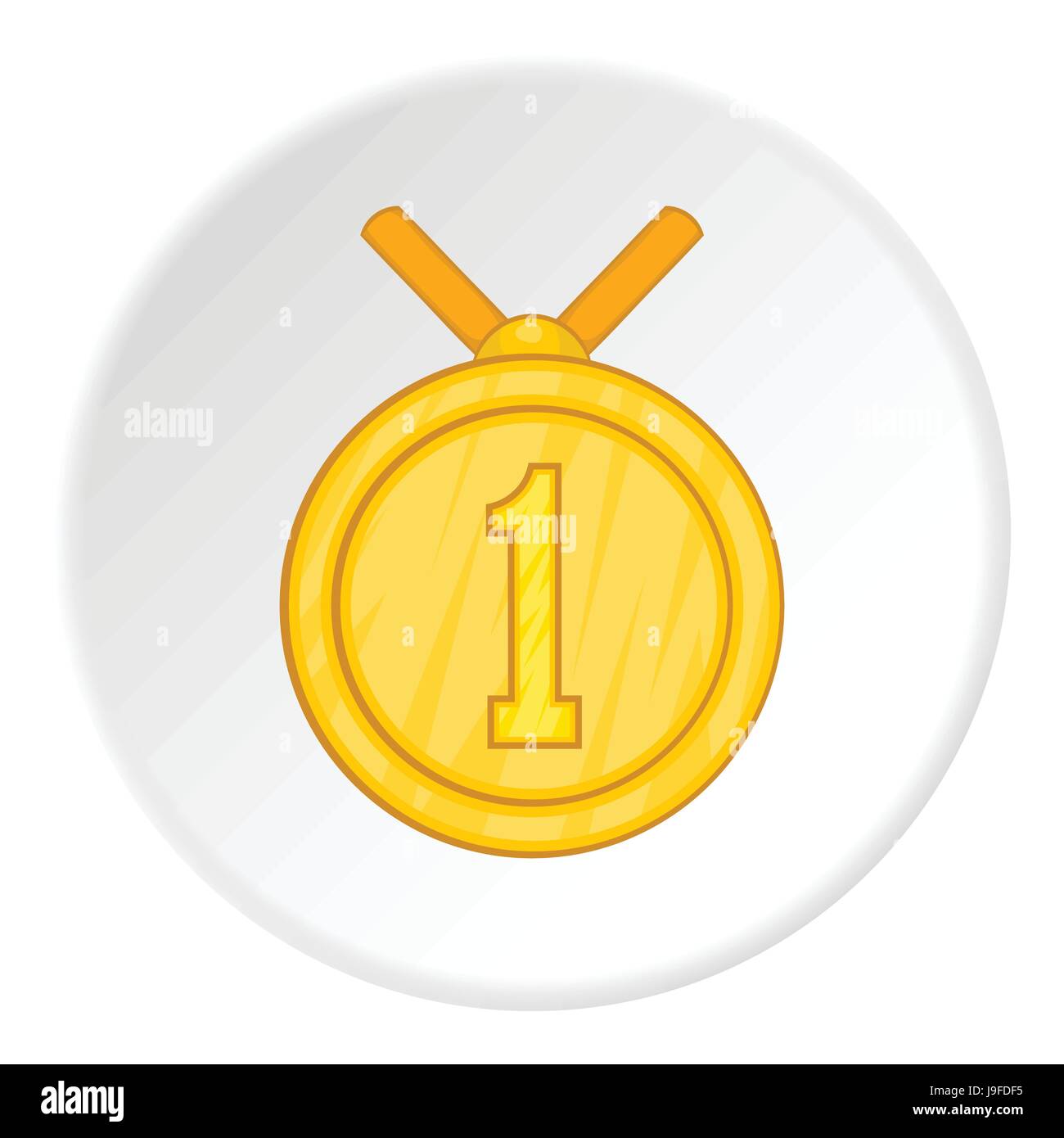 First place medal icon, cartoon style Stock Vector Image & Art - Alamy