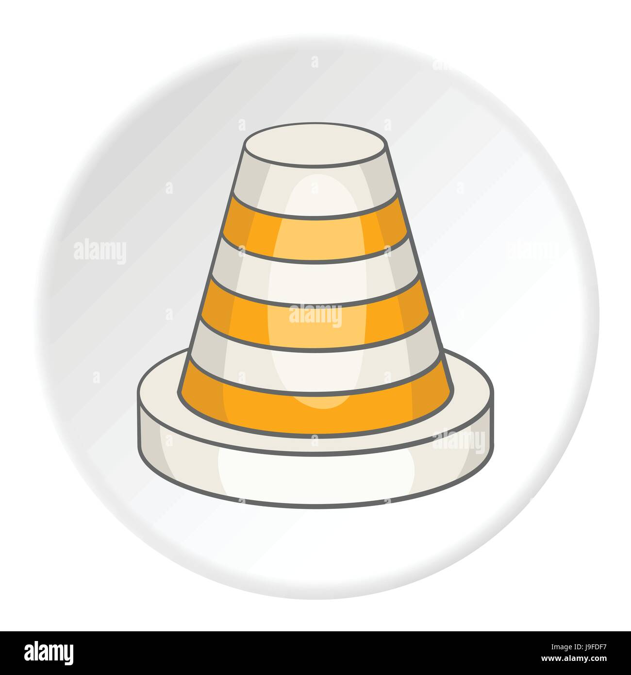 Traffic cone icon, cartoon style Stock Vector Image & Art - Alamy