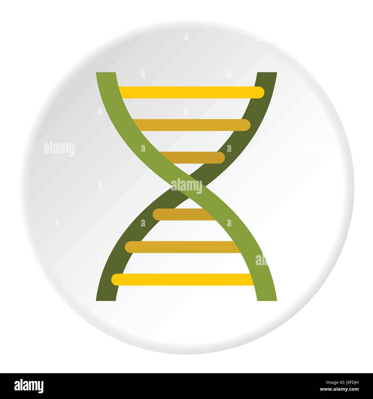Human dna icon, flat style Stock Vector Image & Art - Alamy
