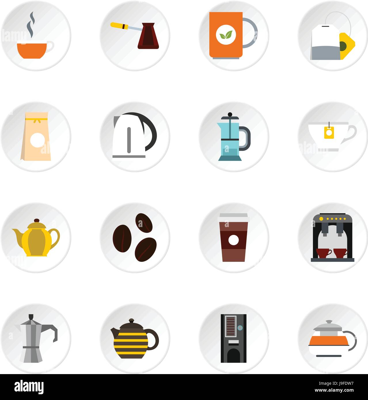 Portable coffee machine Stock Vector Images - Alamy