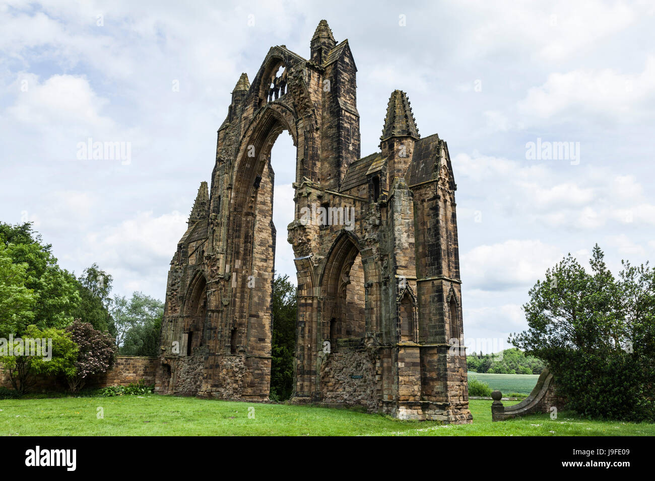 The medieval ruins of the Priory at Guisborough,England,UK Stock Photo ...