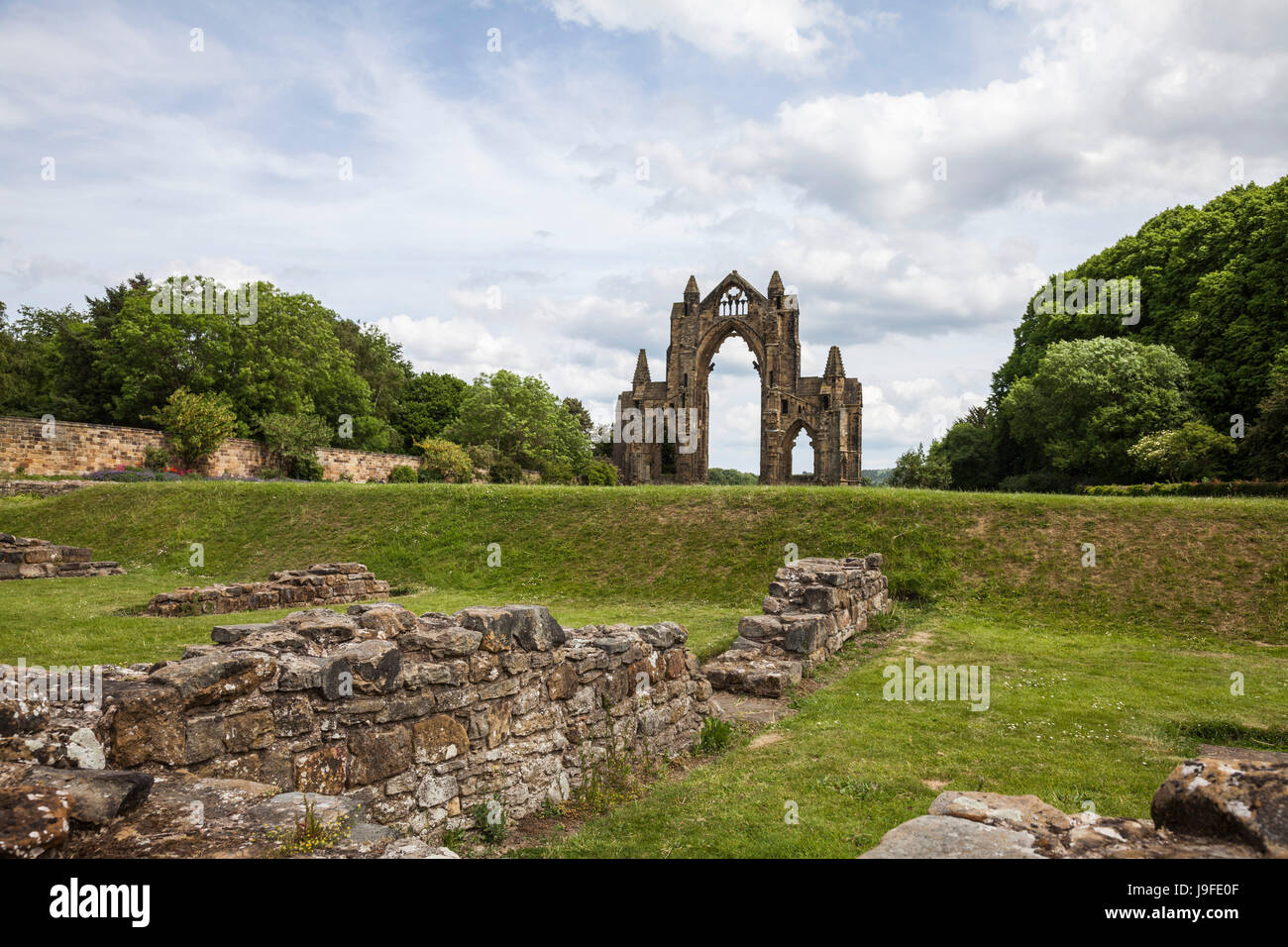 The medieval ruins of the Priory at Guisborough,England,UK Stock Photo ...