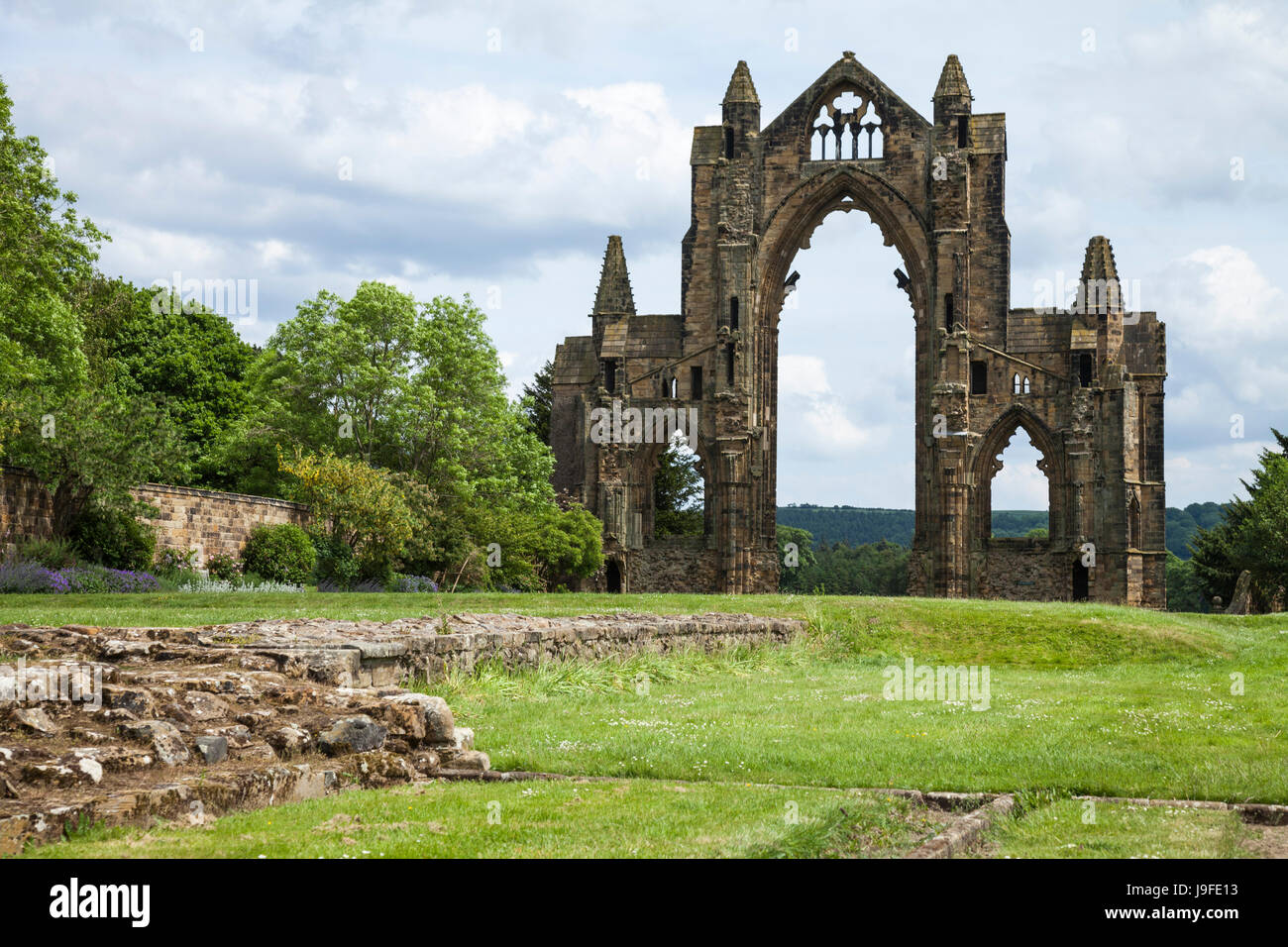 The medieval ruins of the Priory at Guisborough,England,UK Stock Photo ...