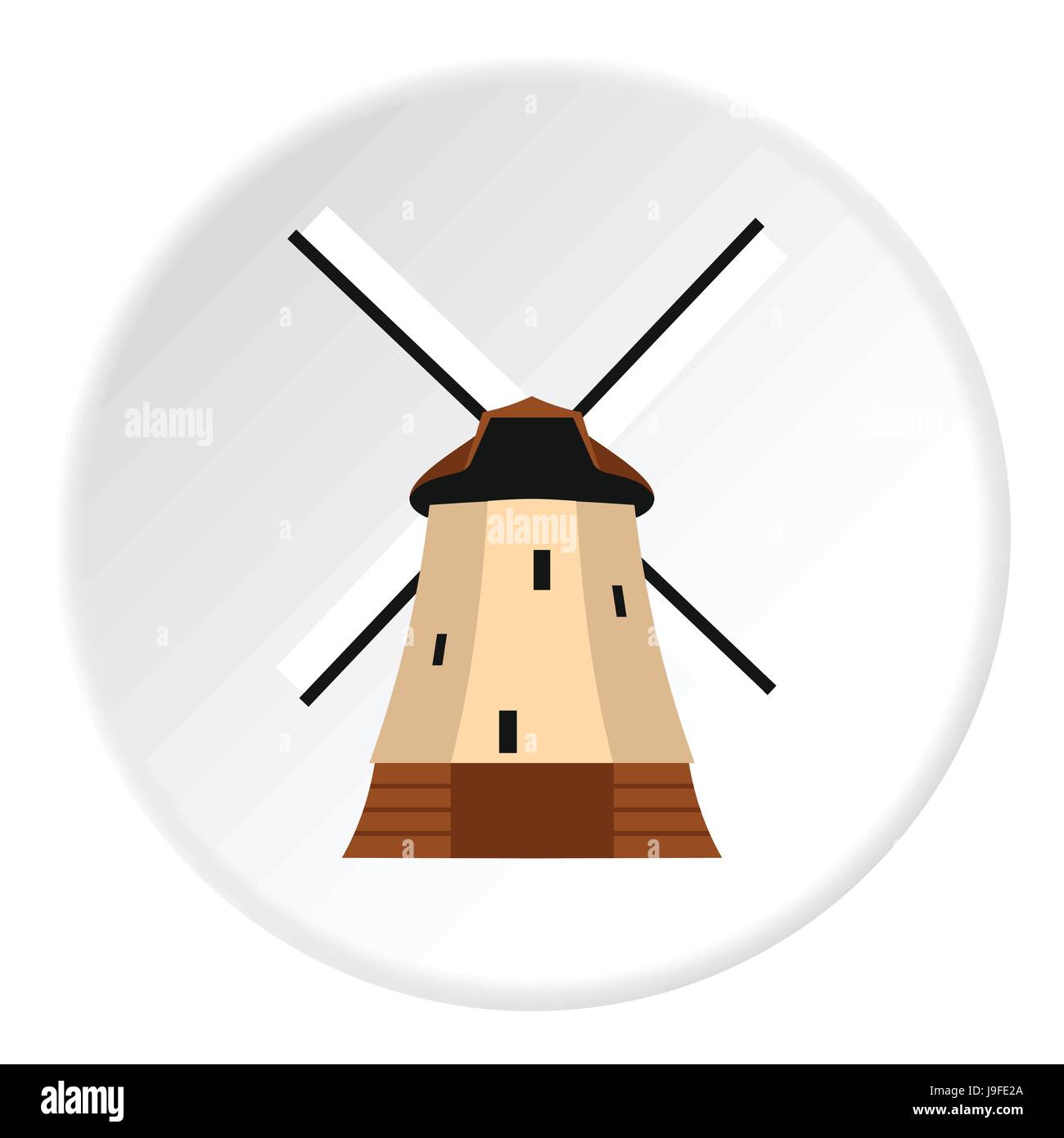 Mill farm construction color Cut Out Stock Images & Pictures - Alamy