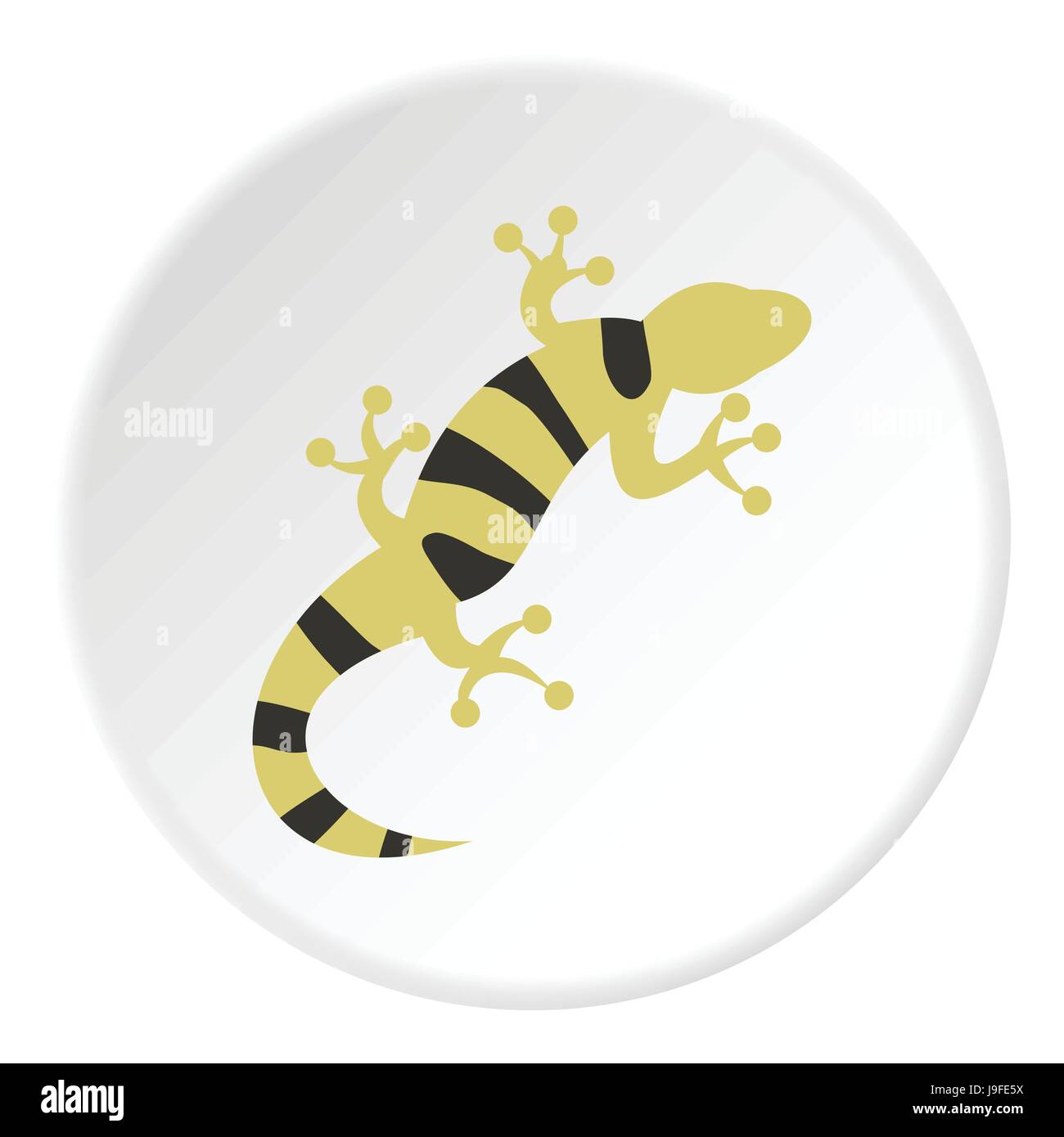 Striped lizard Stock Vector Images - Alamy