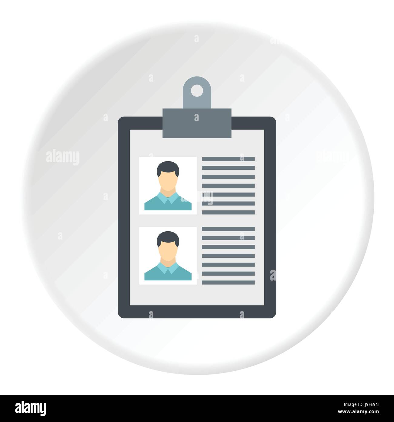 Folder icon user in Cut Out Stock Images & Pictures - Alamy