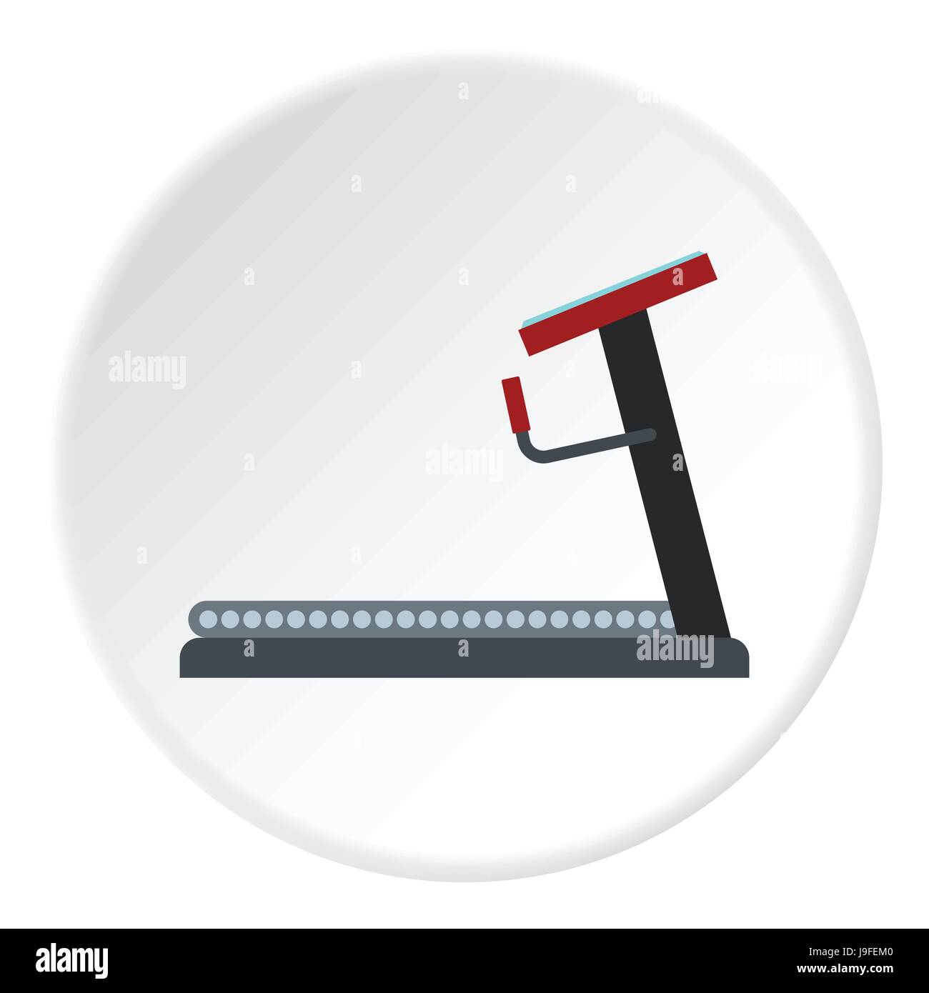 Treadmill icon, flat style Stock Vector Image & Art - Alamy