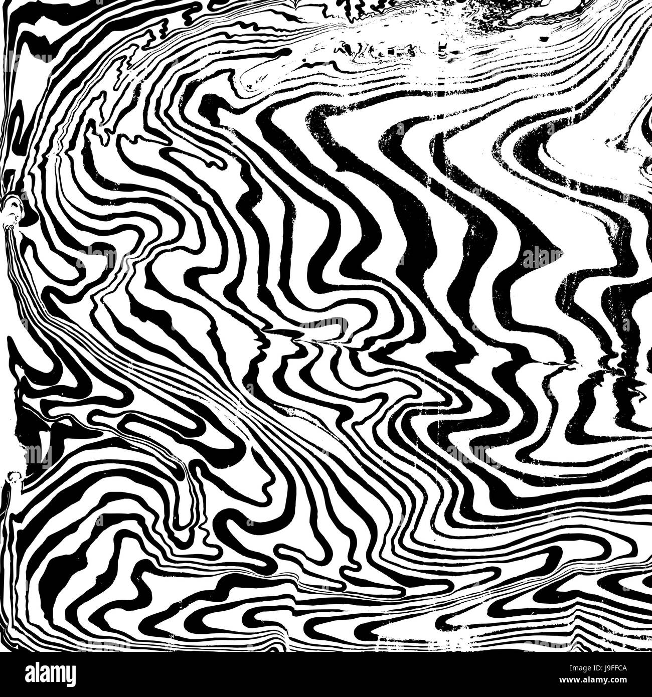 vector black monochrome water painting suminagashi abstract decoration ...