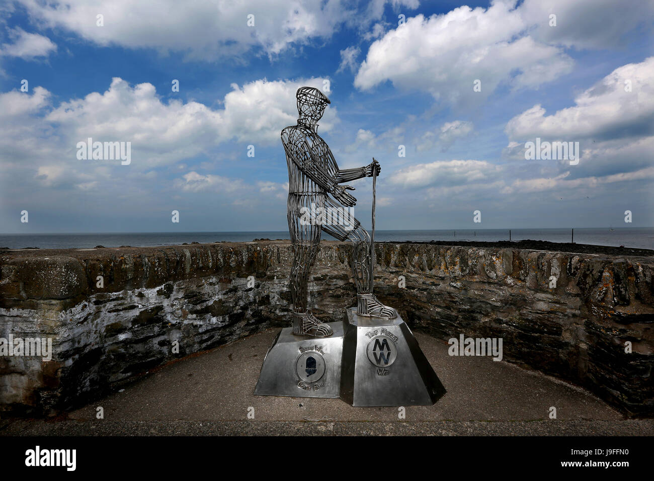 Pic by Mark Passmore. 28/05/2017 'The Walker' statue on the Esplande ...