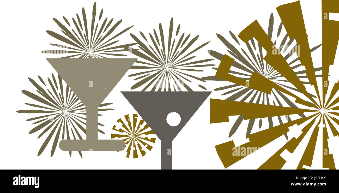 art, graphic, illustration, party, celebration, shape, champagne ...