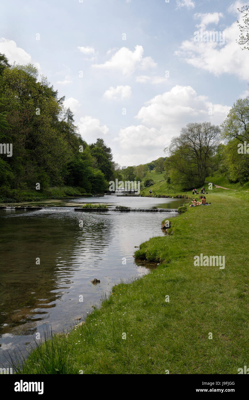 River Lathkill in Derbyshire Peak District England UK Stock Photo - Alamy