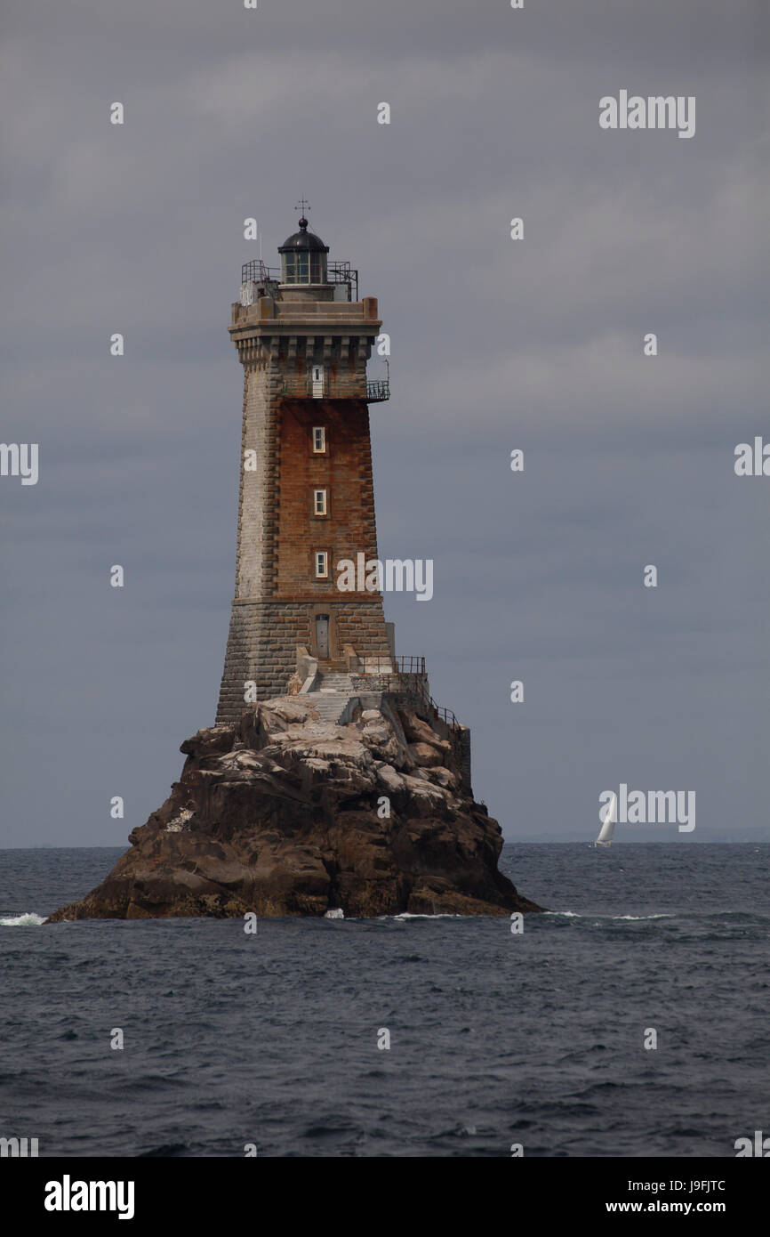 france, brittany, lighthouse, atlantic ocean, salt water, sea, ocean ...