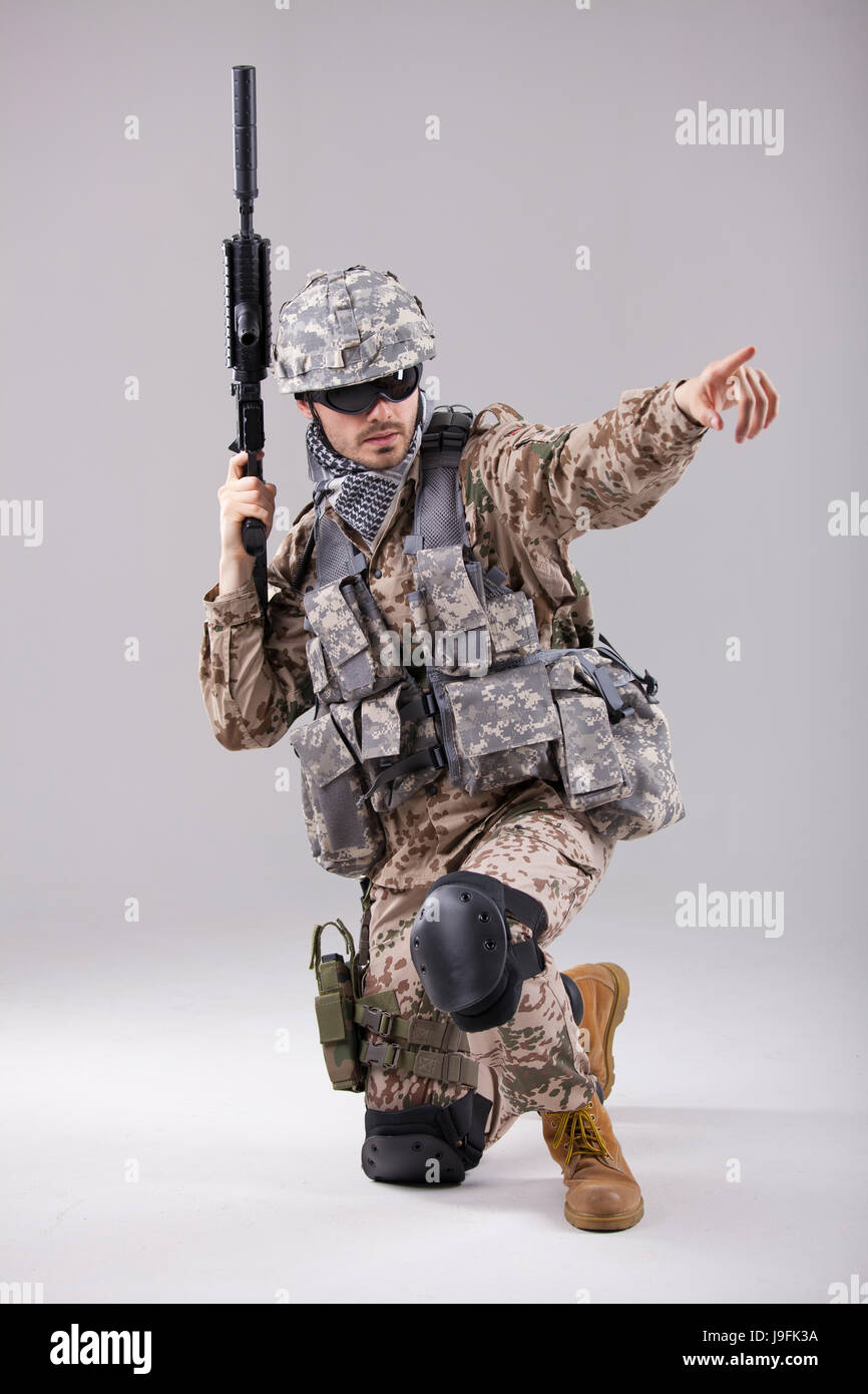 american, army, war, soldier, camouflage, military, gun, firearm ...