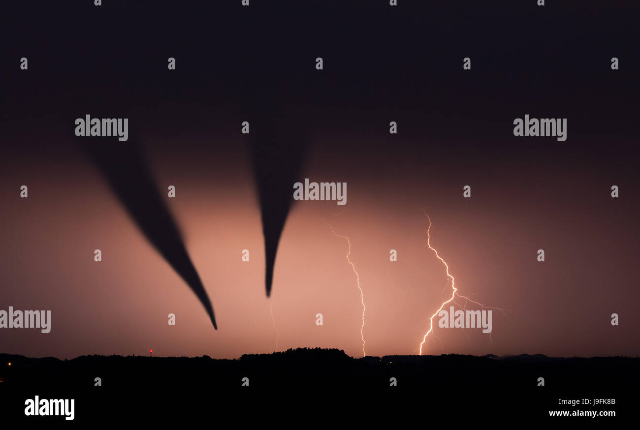 thunder-storm, thunderstorm, thundreous, lightning, sheet lightning ...