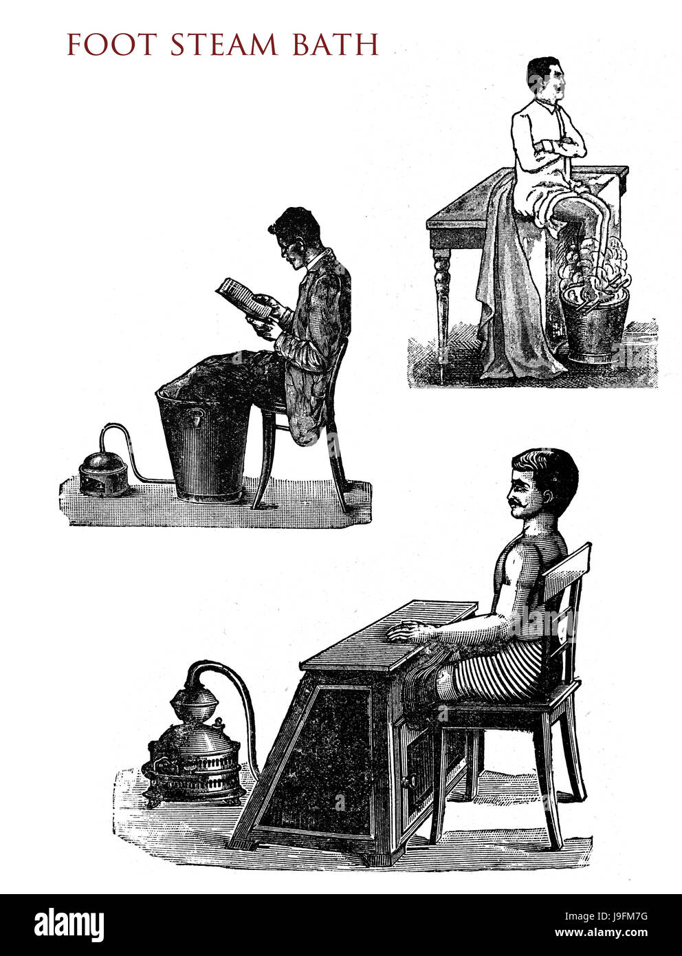 Steam bath for the feet hi-res stock photography and images - Alamy