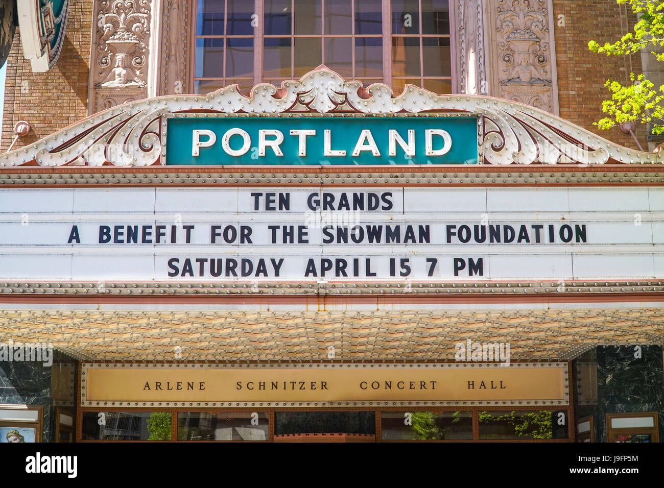 Portland Theater Arlene Schnitzer Concert Hall Portland Oregon