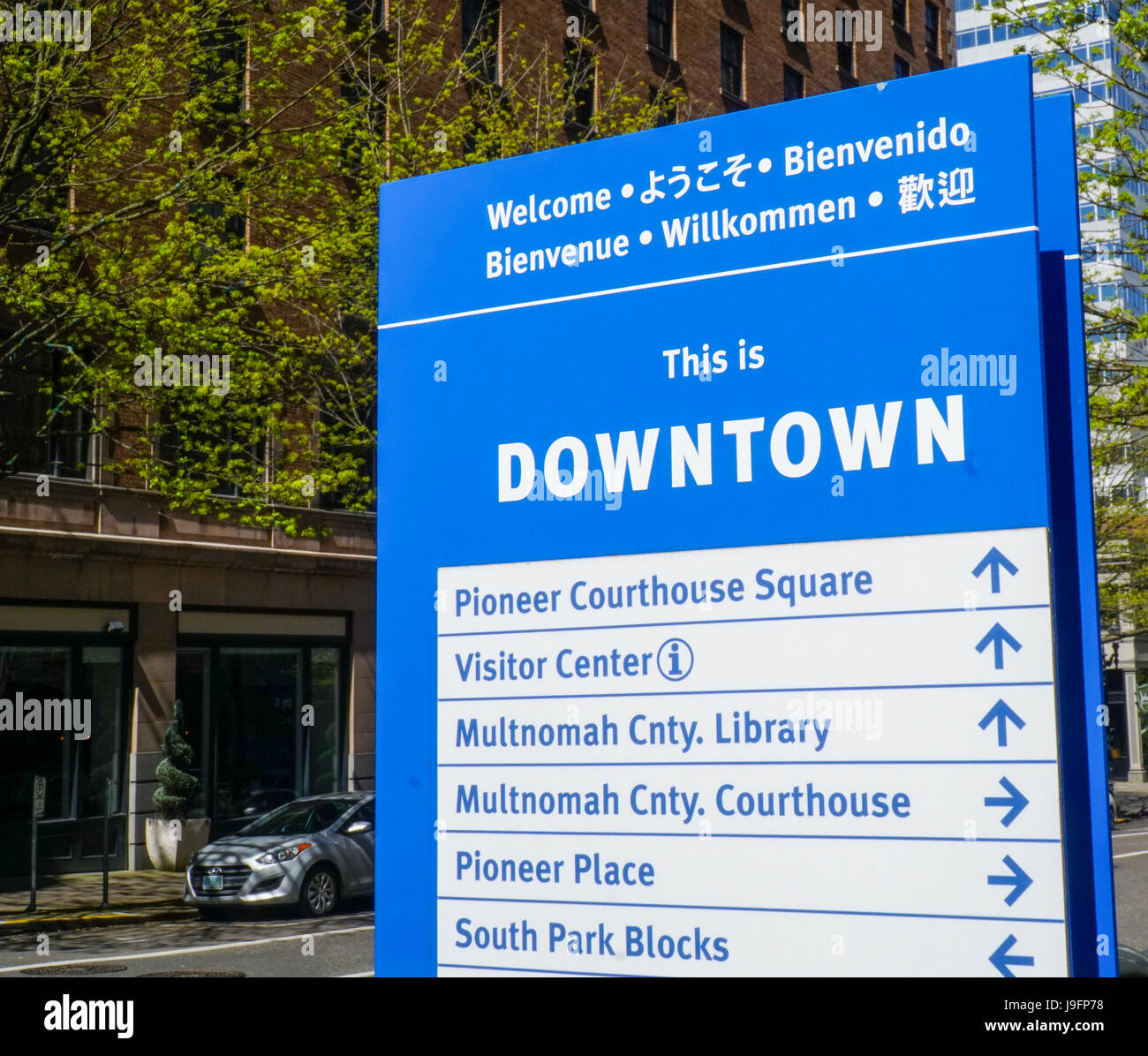 Welcome to portland, oregon hi-res stock photography and images - Alamy