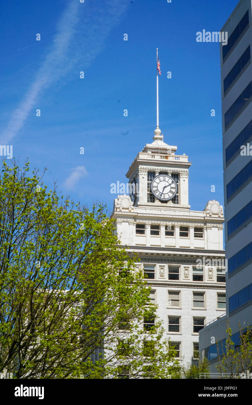 Jackson Tower Building in Portland - PORTLAND - OREGON - APRIL 16, 2017 ...