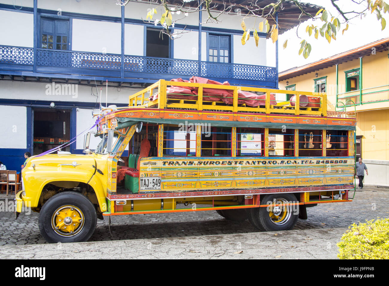 Colombia bus public transport hi-res stock photography and images - Alamy