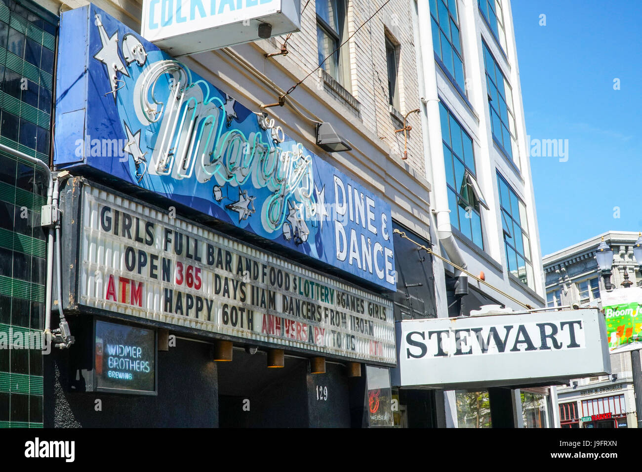 Marys Dine and Dance Revue Club in Portland - PORTLAND - OREGON - APRIL ...