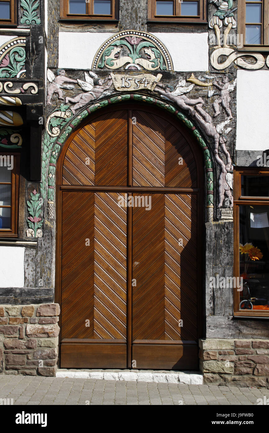 house, building, city, town, old town, frame-work, middle ages, house ...