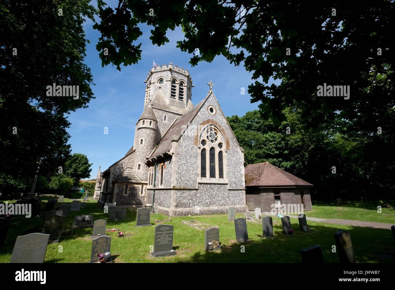 St Margaret's church, Hopton-on-Sea Stock Photo - Alamy