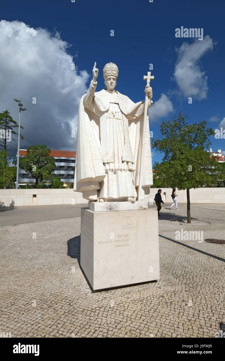 Pope Pius XII Statue Our Lady Fatima Portugal Catholic pilgrimage ...
