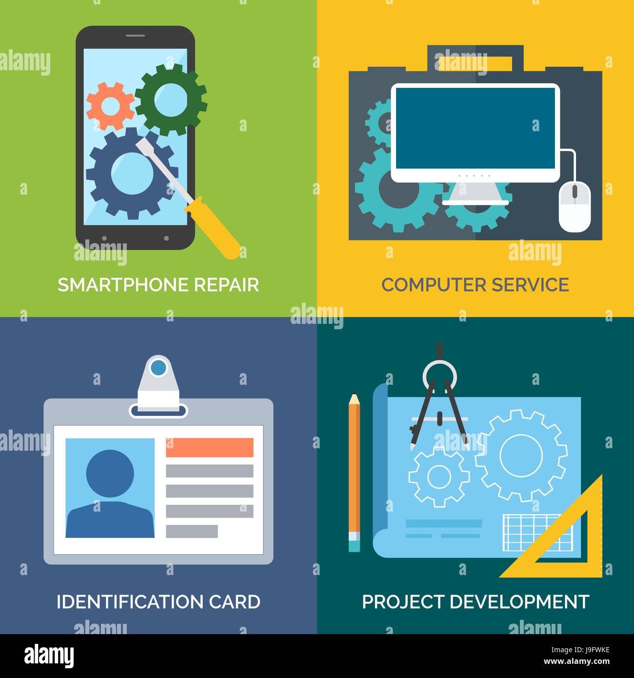 Id card icons hi-res stock photography and images - Alamy