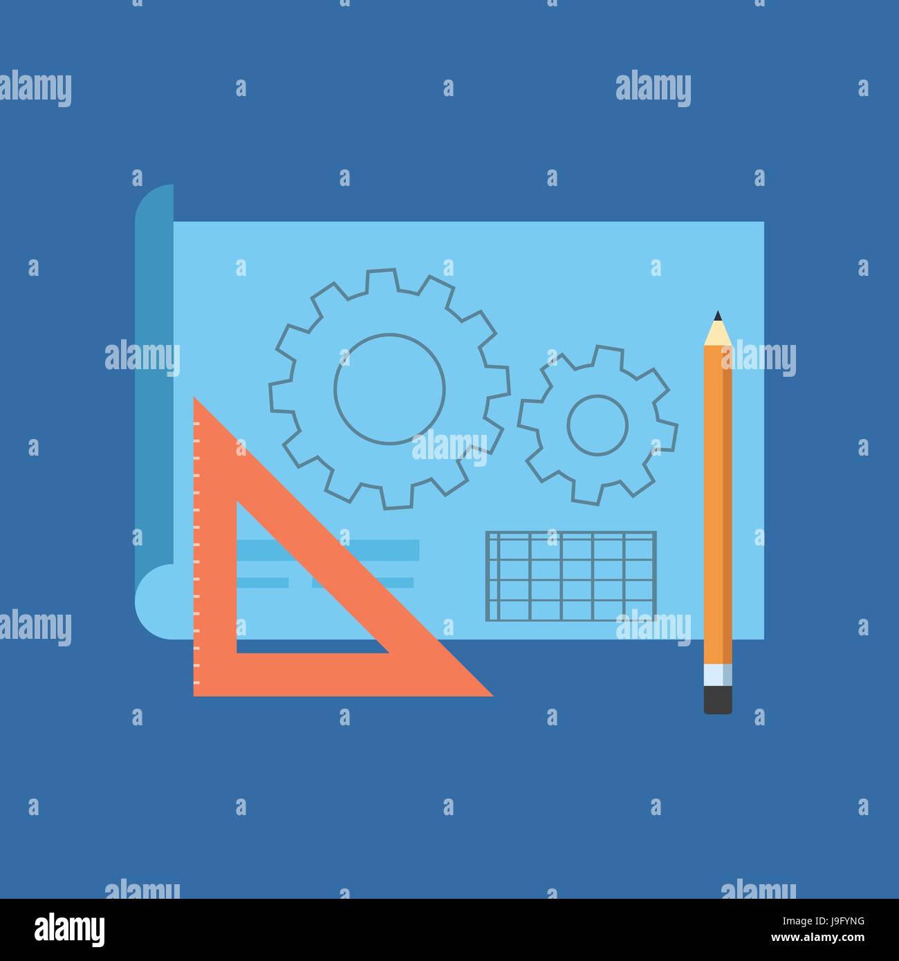 Paper prototyping background Stock Vector Images - Alamy