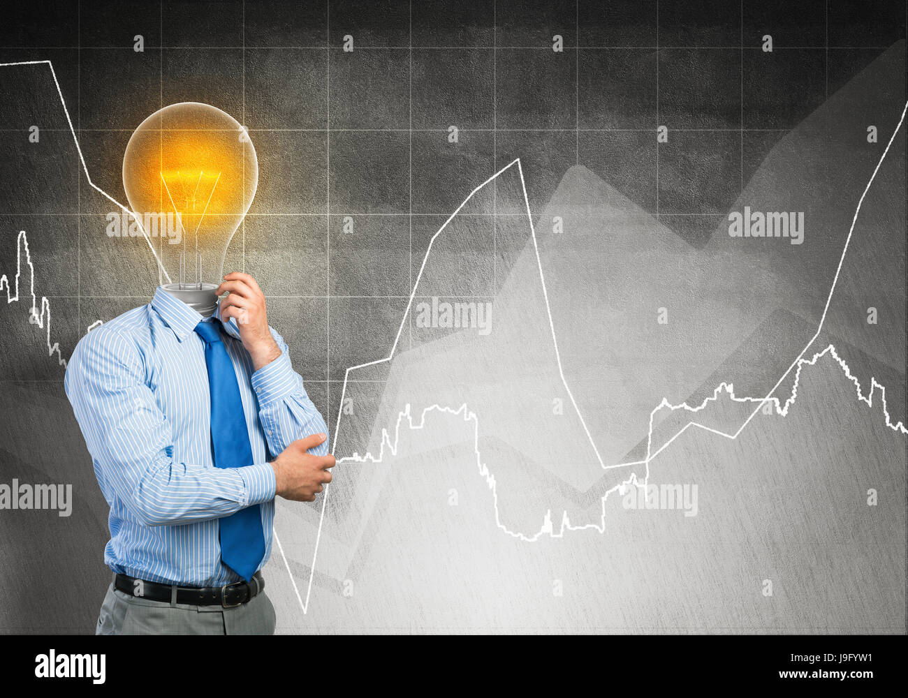 Man thinking over his idea Stock Photo - Alamy