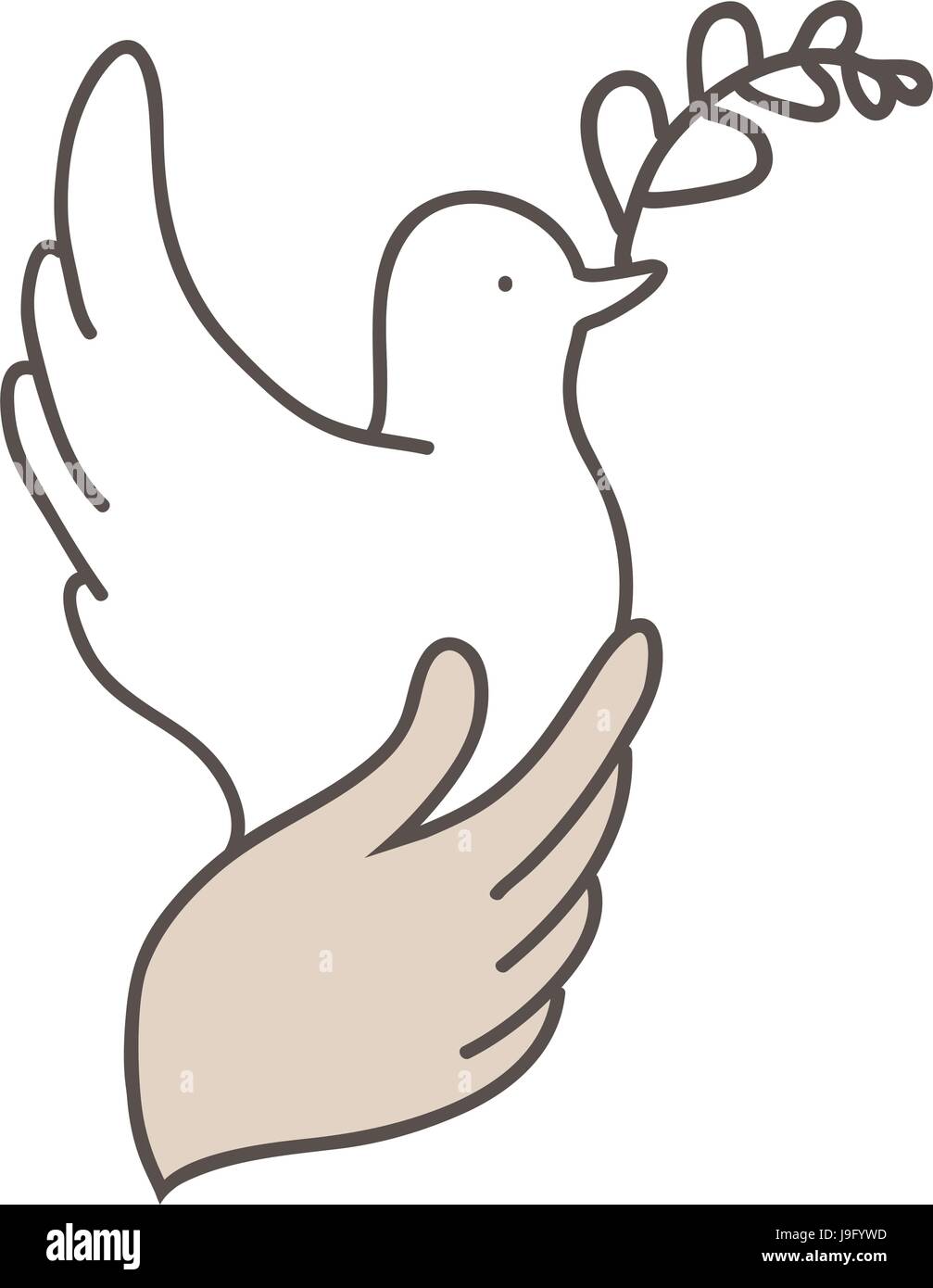 Dove the bird of peace Stock Vector Image & Art - Alamy