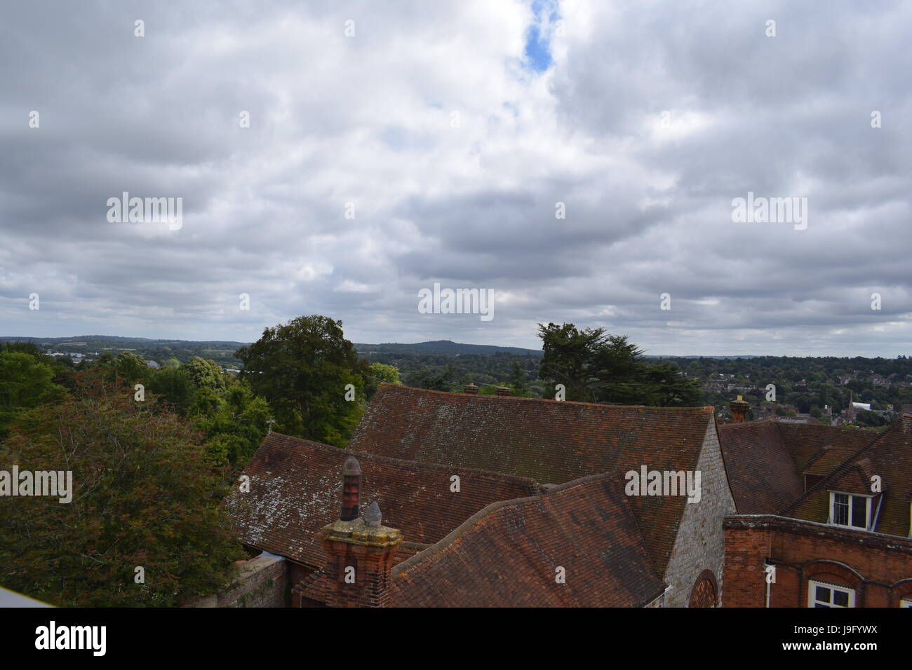 Farnham Castle Keep 0003 Stock Photo - Alamy